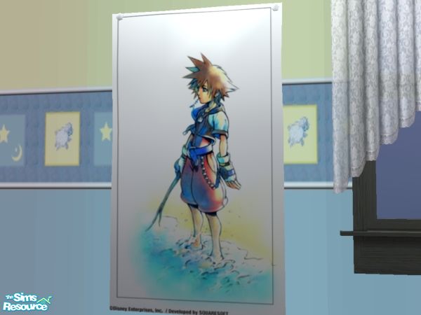 The Sims Resource | Kingdom Hearts Poster Sora
