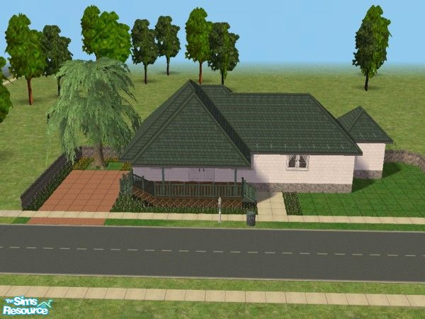 The Sims Resource - 40 Woodland Drive Flipped