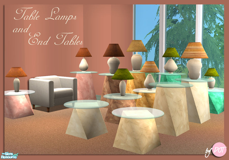 The Sims Resource - Table Lamps