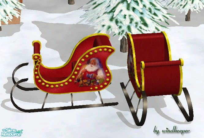 The Sims Resource - Santa's sleigh