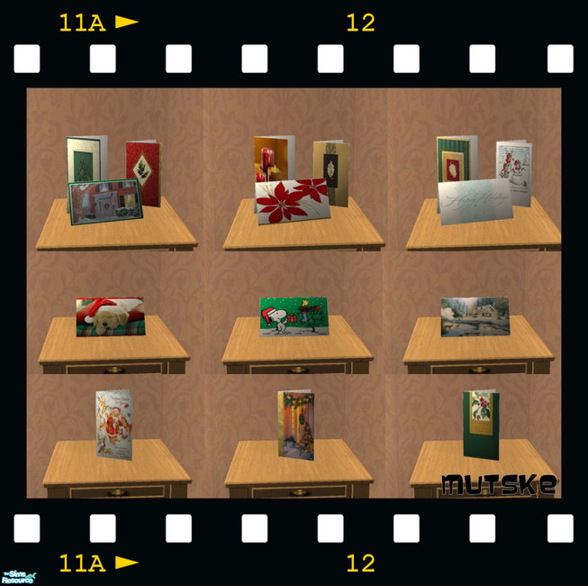 The Sims Resource - Christmas Cards