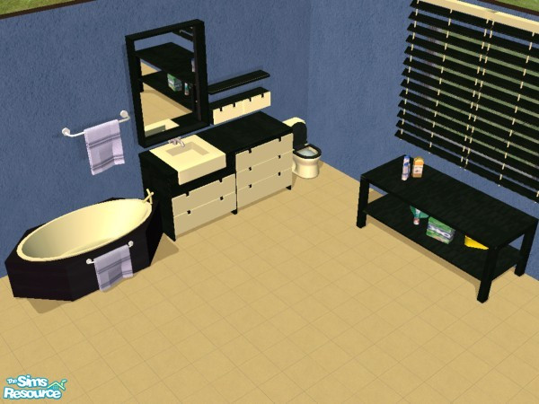 The Sims Resource - Recolor Ideak Bath Set