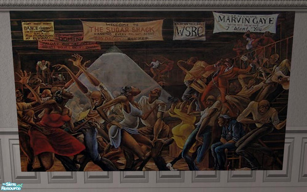 The Sims Resource | Ernie Barnes - Good Times Painter