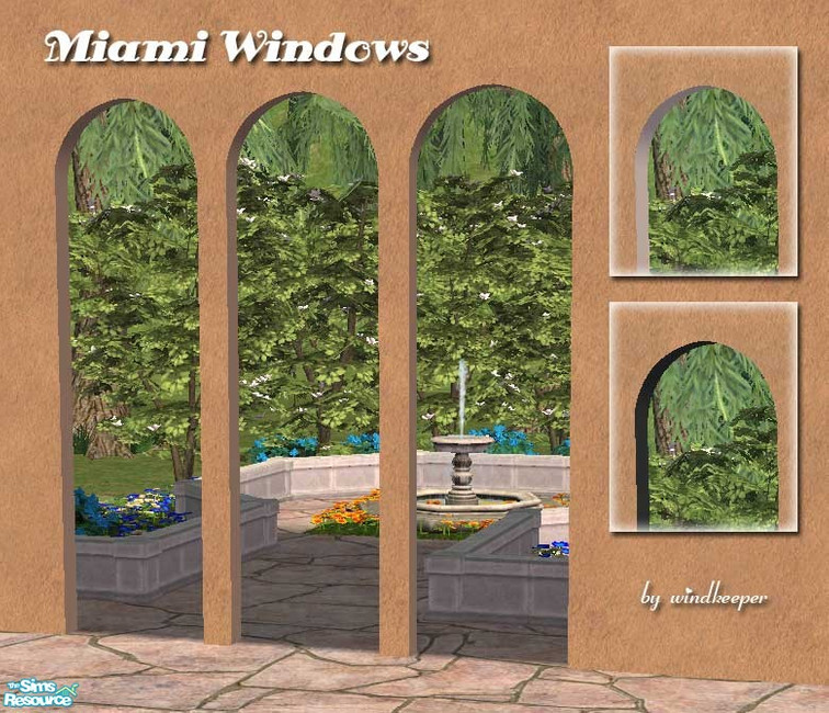 The Sims Resource - Miami Windows