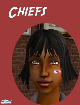 The Sims Resource | NFL Face Decals- Chiefs