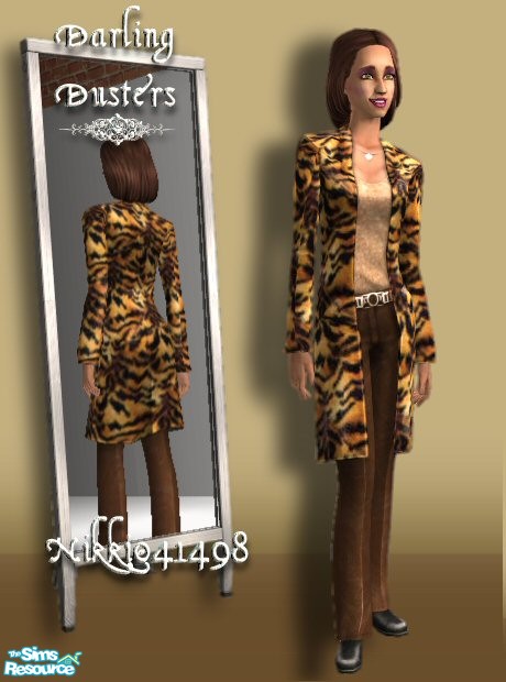 The Sims Resource - Tiger Skin Duster