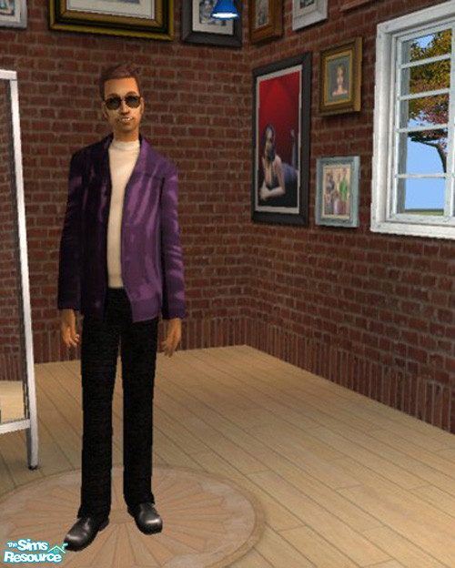 The Sims Resource | Stylish in purple