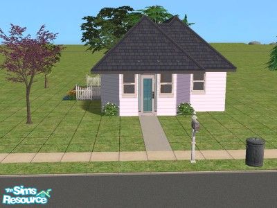 The Sims Resource | 6 Sim Lane -Tiny Starter House