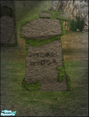 The Sims Resource | Tombstones - Old Tombstone 3