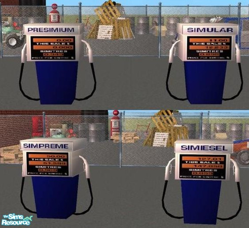 The Sims Resource | Double Gas Pumps