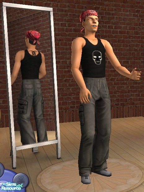 The Sims Resource | Skull Vest