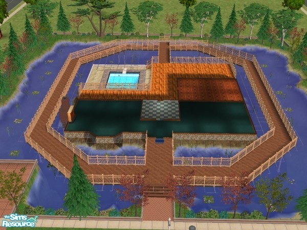 The Sims Resource | Island Lake Manor
