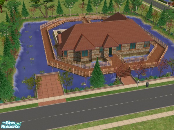 The Sims Resource | Island Lake Manor