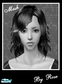 The Sims Resource | Rose_hair_AE0001_MESH