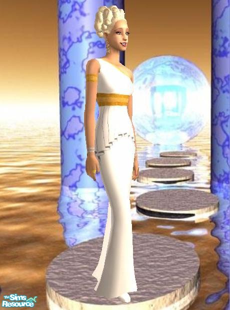 The Sims Resource | Roman Goddess Toga 01