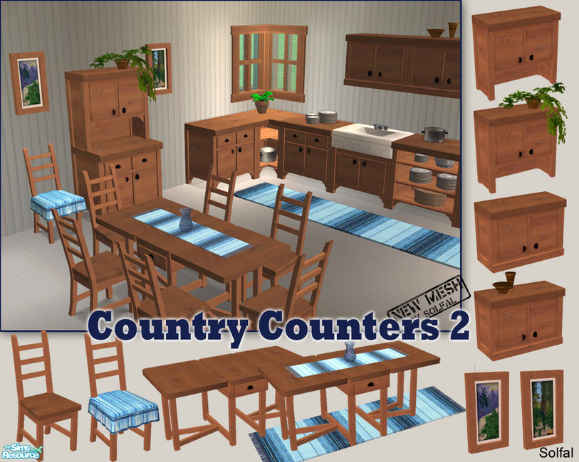 The Sims Resource - Country Counters 2