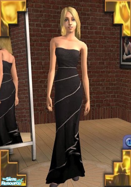 The Sims Resource - Silver Dress
