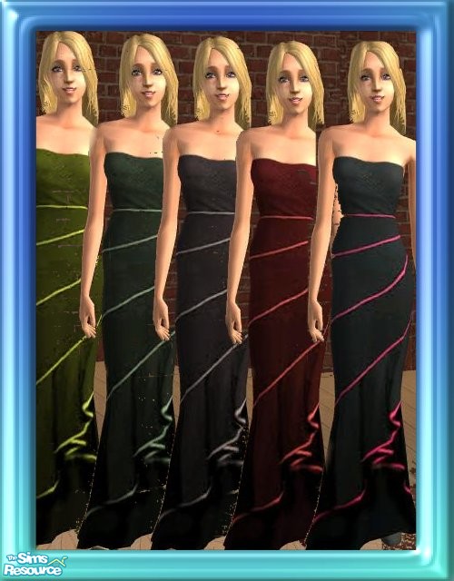 The Sims Resource - Sexy Eveningdresses