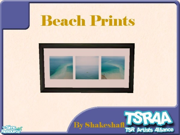 The Sims Resource | Beach Prints