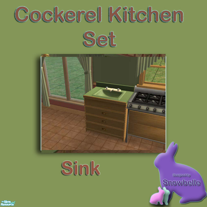 The Sims Resource | Cockerel Kitchen set - sink