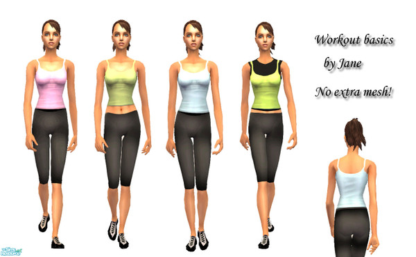 The Sims Resource - Workout basics for adult female