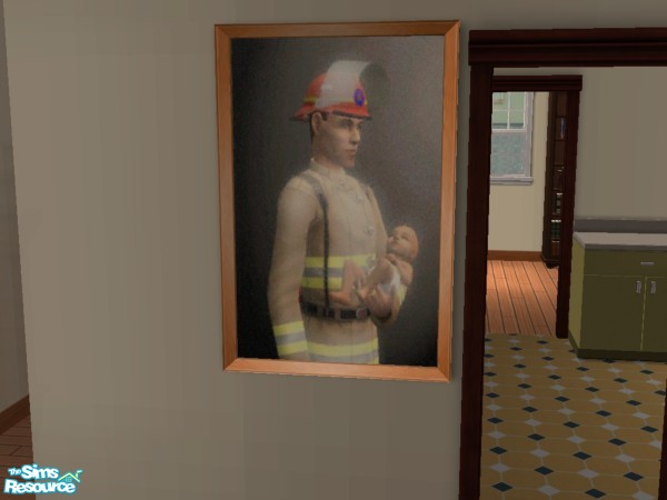 The Sims Resource - Fireman And Child