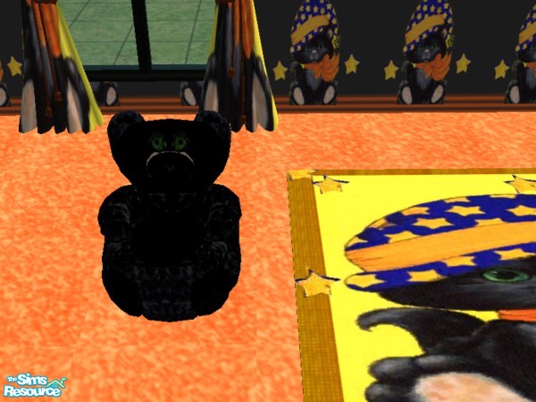 The Sims Resource - Halloween Kitty mr bearly chair