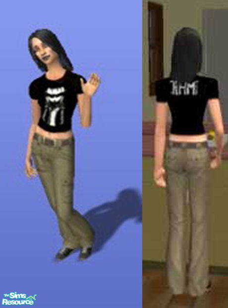 The Sims Resource | JTHM tee - Nny with knives