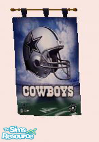The Sims Resource - Dallas Cowboys Banner