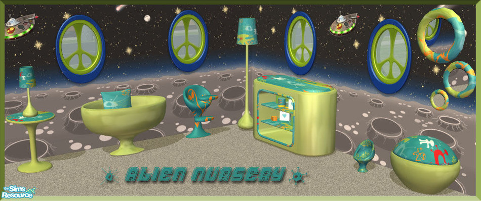 The Sims Resource - Alien Nursery