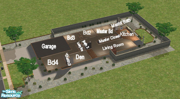 The Sims Resource | Traditional Arizona Home
