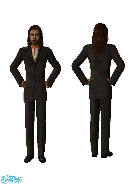 The Sims Resource - suit with a sweater