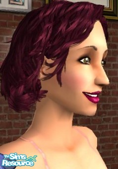 The Sims Resource - Violet Hair