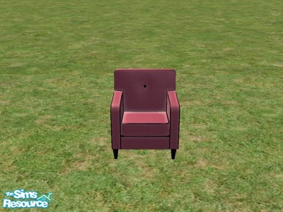 The Sims Resource | Pink Suede Chair