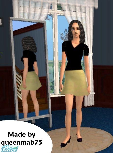 The Sims Resource | 50s Dress Recolor 3