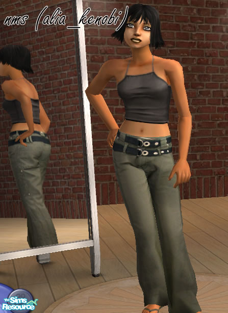 The Sims Resource | Duel Belt Green Cargos