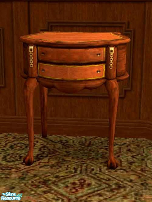 The Sims Resource - Golden Classic End Table