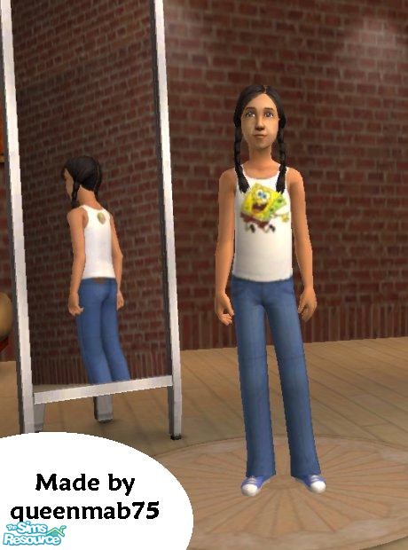 The Sims Resource | Spongebob Outfit - Child 2