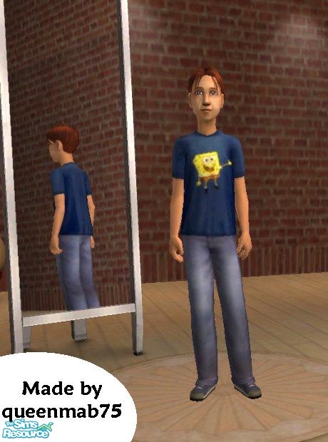 The Sims Resource | Spongebob Outfit - Child