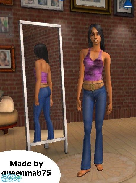 The Sims Resource - Rippled Tank - Purple