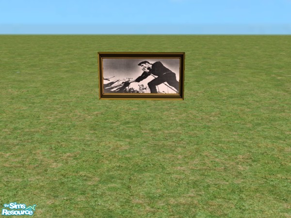The Sims Resource | Elvis Presley Painting 1