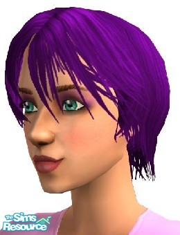 The Sims Resource | Purple Hair