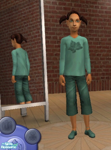 The Sims Resource - Leaf Playclothes for boys and girls