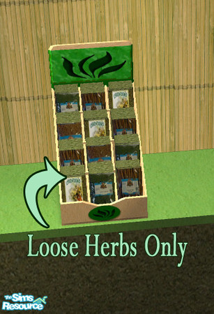 The Sims Resource | Herb Shop: Loose Herbs