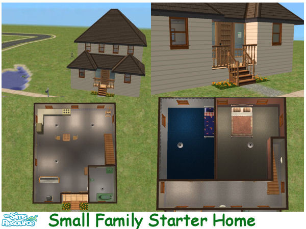 The Sims Resource - Small Family Starter Home