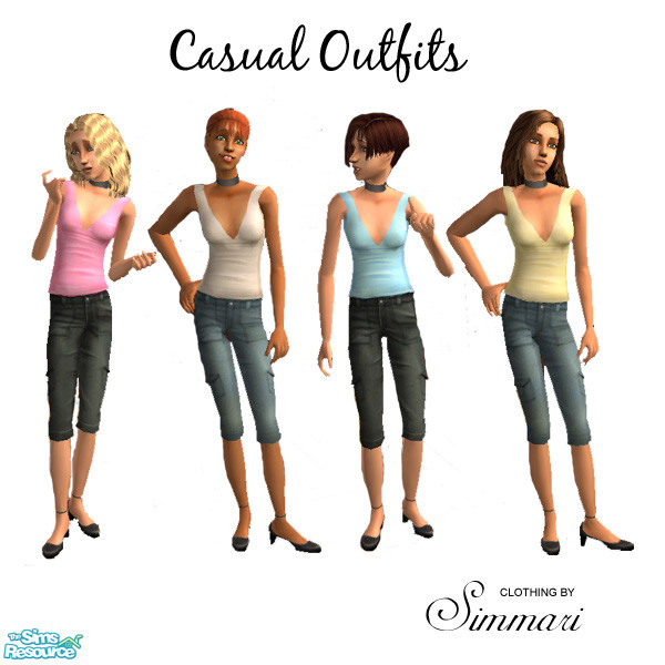 The Sims Resource | Casual Outfits