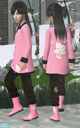 The Sims Resource | Hello Kitty Outerwear