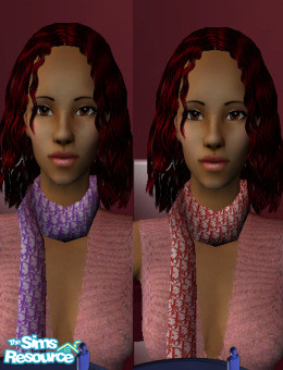 The Sims Resource - Red Dior Scarf