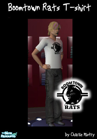 The Sims Resource | Boomtown Rats Tee