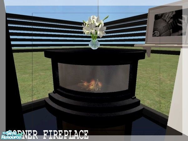 The Sims Resource | Esthetique living - design fireplace
